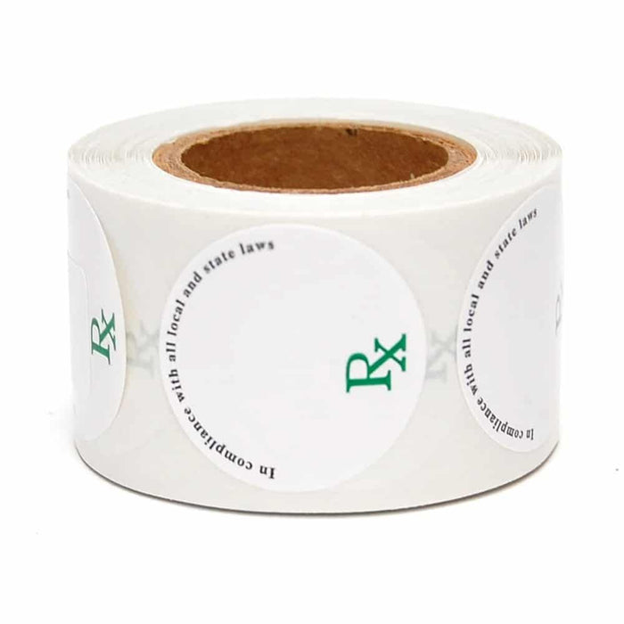 1'' Round Concentrate Label - (1000 Count)- MJ Wholesale