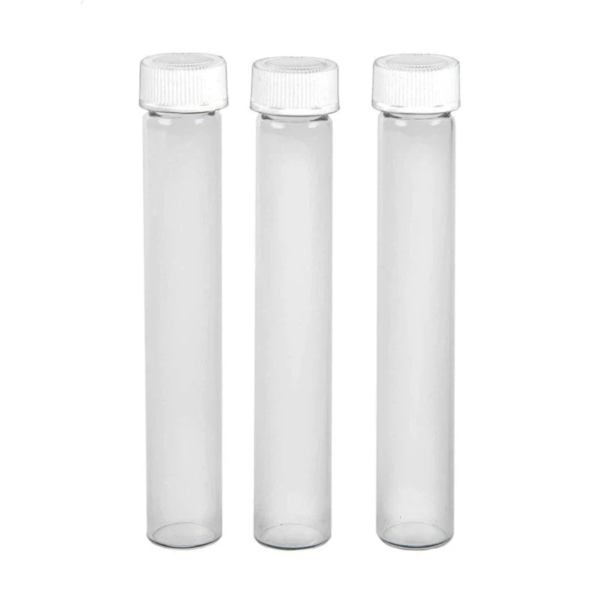 116mm Loud Lock Clear Glass Blunt Tube for Preroll Joint w/ Plastic ...