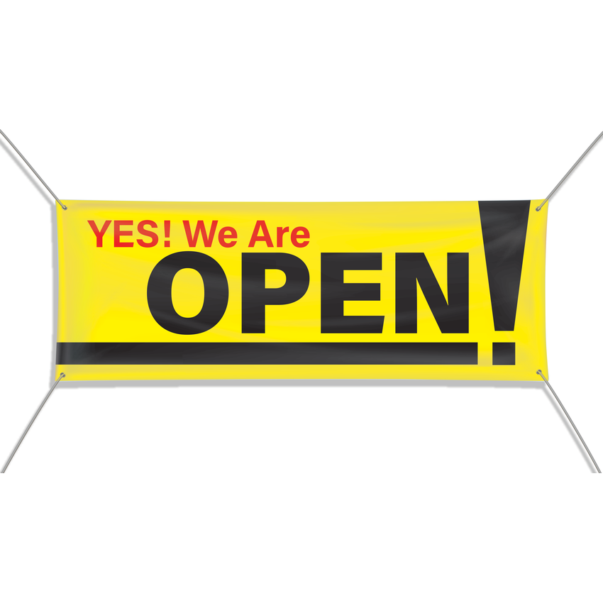 13oz Indoor/Outdoor Banner with Grommets (Various Sizes & Styles) — MJ Wholesale