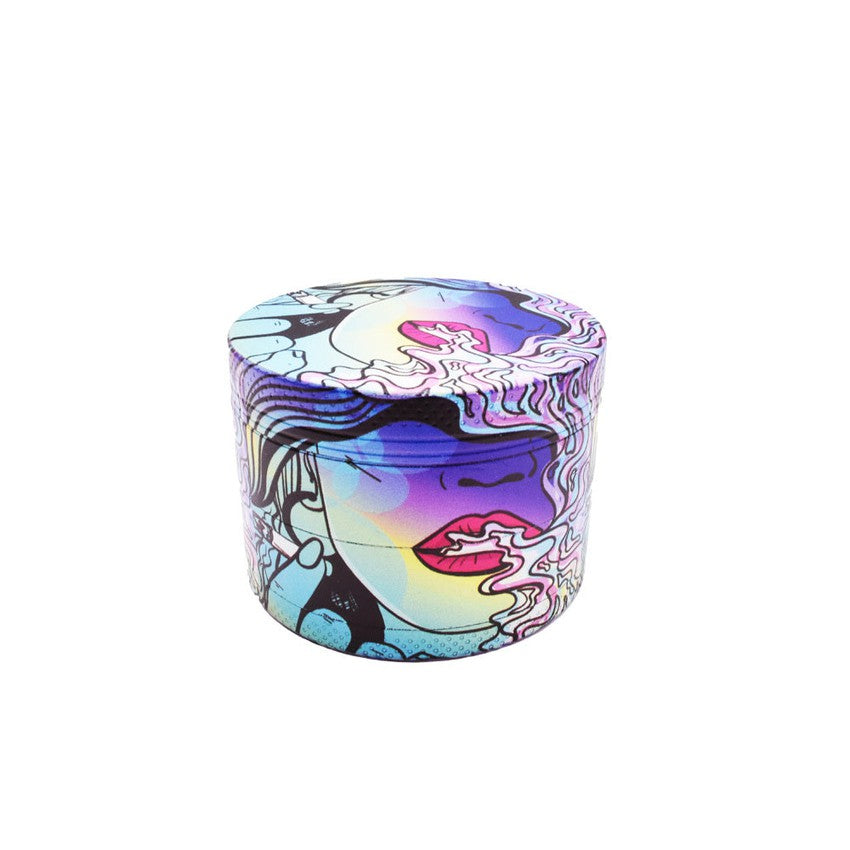 50mm 4 Part Grinder - Various Designs - (1 Count) - Shop The Kiss — MJ ...