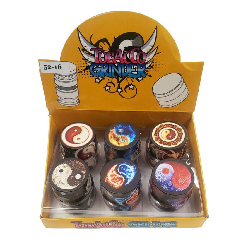 50mm 4 Piece Grinders - Various Designs - (12 Count Displays) - Shop A ...