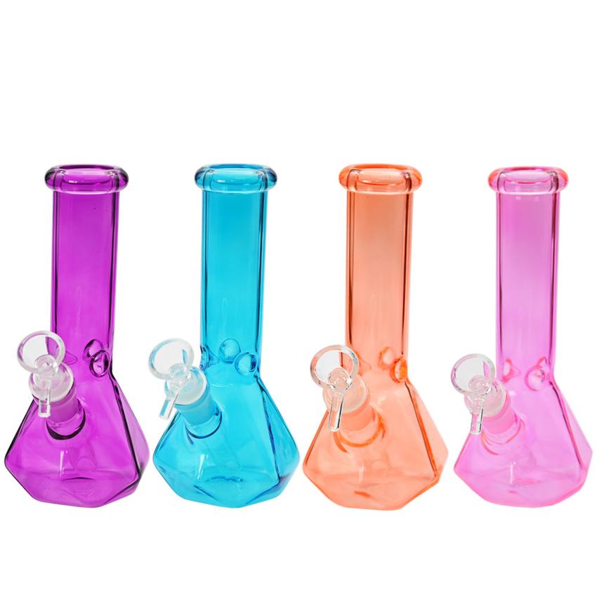 8" Diamond Base Water Pipe - Design And Color May Vary - (1 Count) — MJ ...