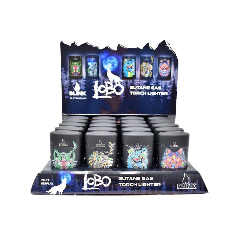 852 - Blink Glow In The Dark Blocks Lighters - (20 Count Display) — MJ ...