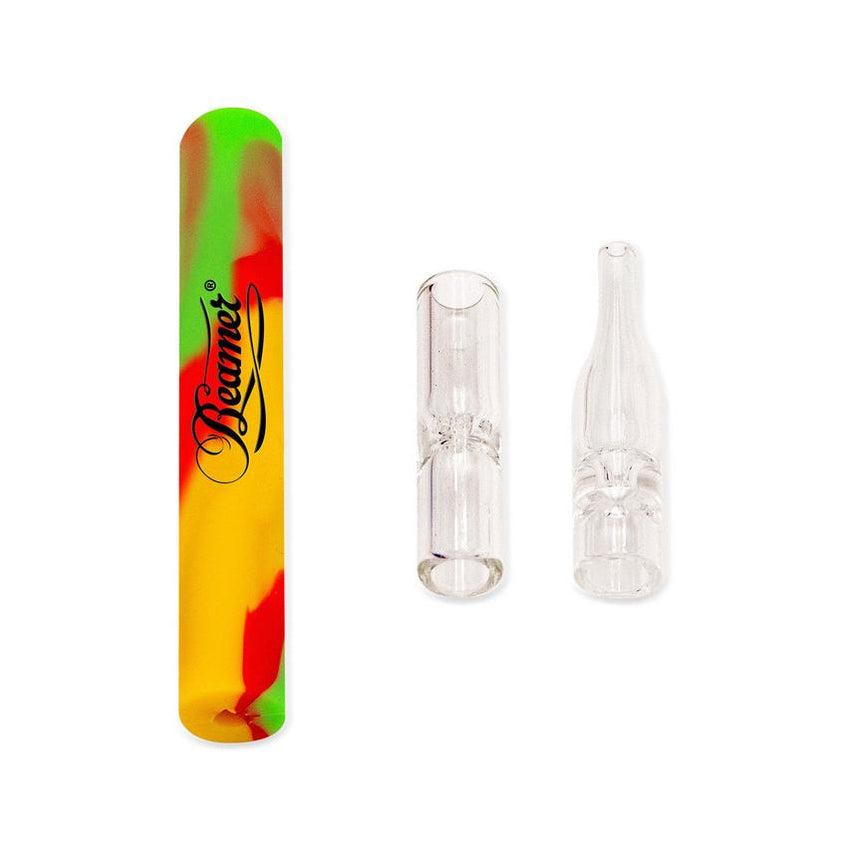 Beamer Silicone & Glass Dab N’ Flower Chillum & Dab Straw – 4.5 — MJ ...