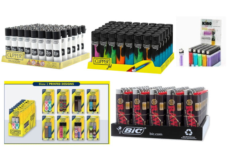 Best Selling Lighters Starter Kit - 5 Displays — MJ Wholesale