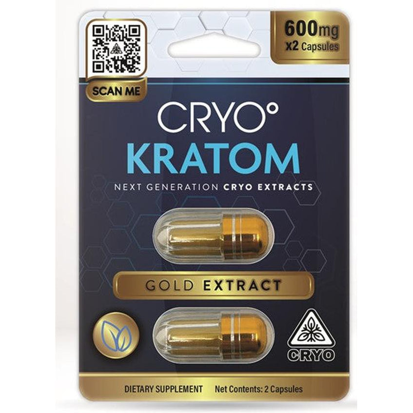 Cryo Kratom 2 Pack Capsules - (6 Count Display) — MJ Wholesale