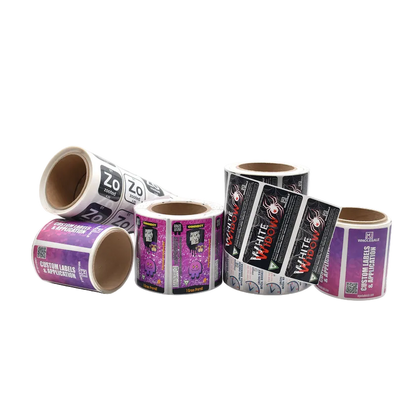 Custom Labels - Any Shape or Size - MJ Wholesale