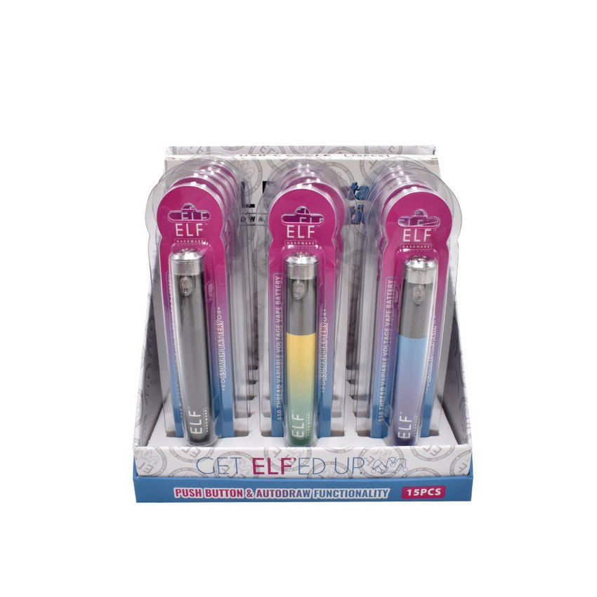 Breeze 510 Thread 360 Slim 320mAh Battery - Assorted Colors - (24 Count ...