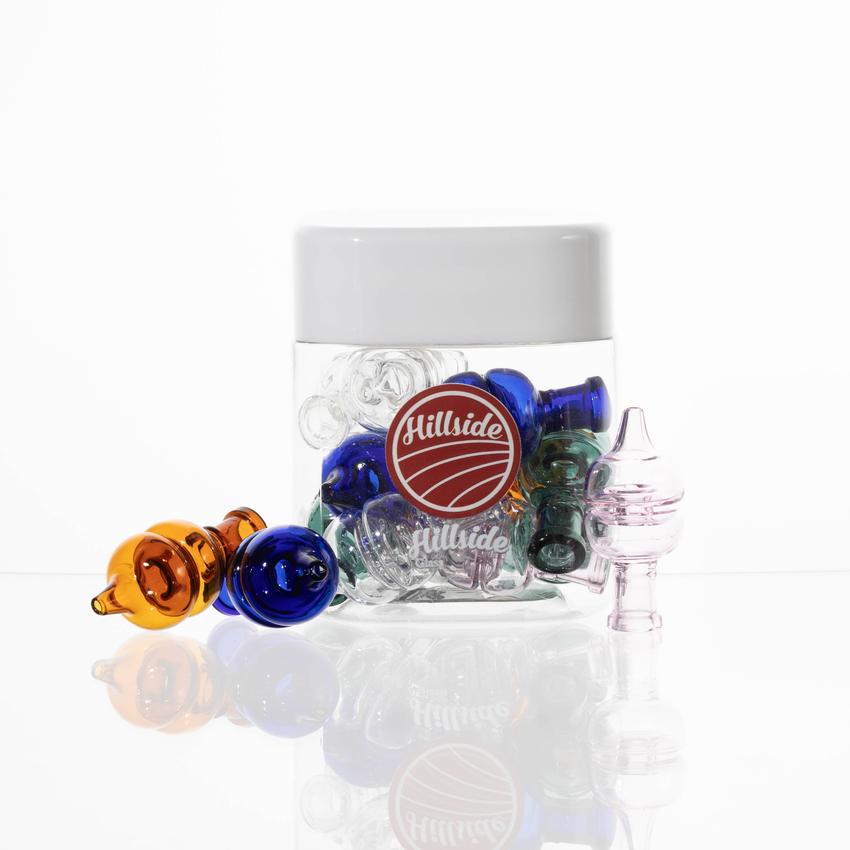 Hillside Split Carb Cap Display Jar - (12 Count Display) — MJ Wholesale