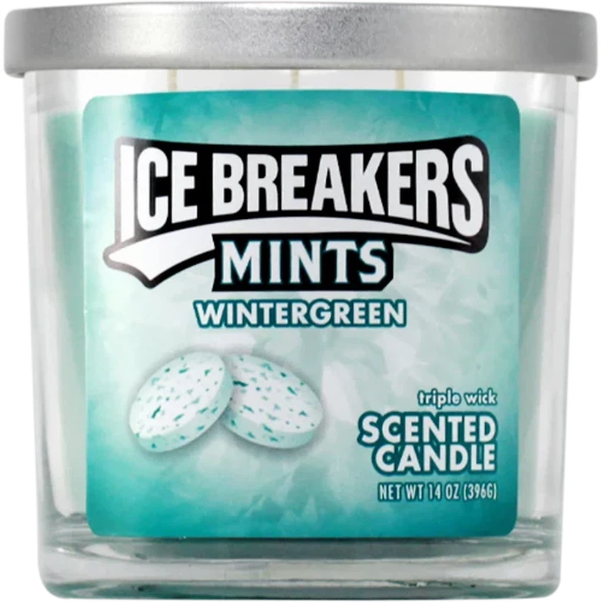 Ice Breakers Mint 14oz 3 Wick Candles - (Various Counts) — MJ Wholesale