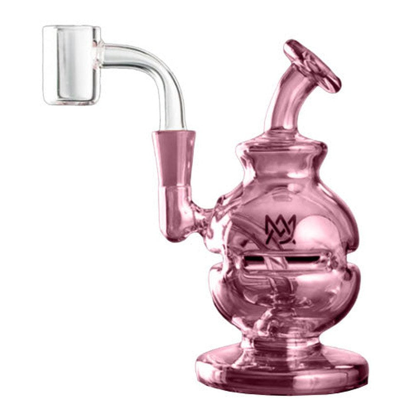 Mj Arsenal Royale Mini Rig - Rosewood Pink - (1 Count)- MJ Wholesale