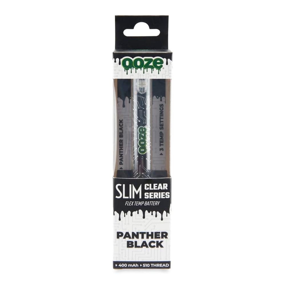 OOZE Slim Clear Series Transparent 510 Vape Battery -1 Count — MJ Wholesale
