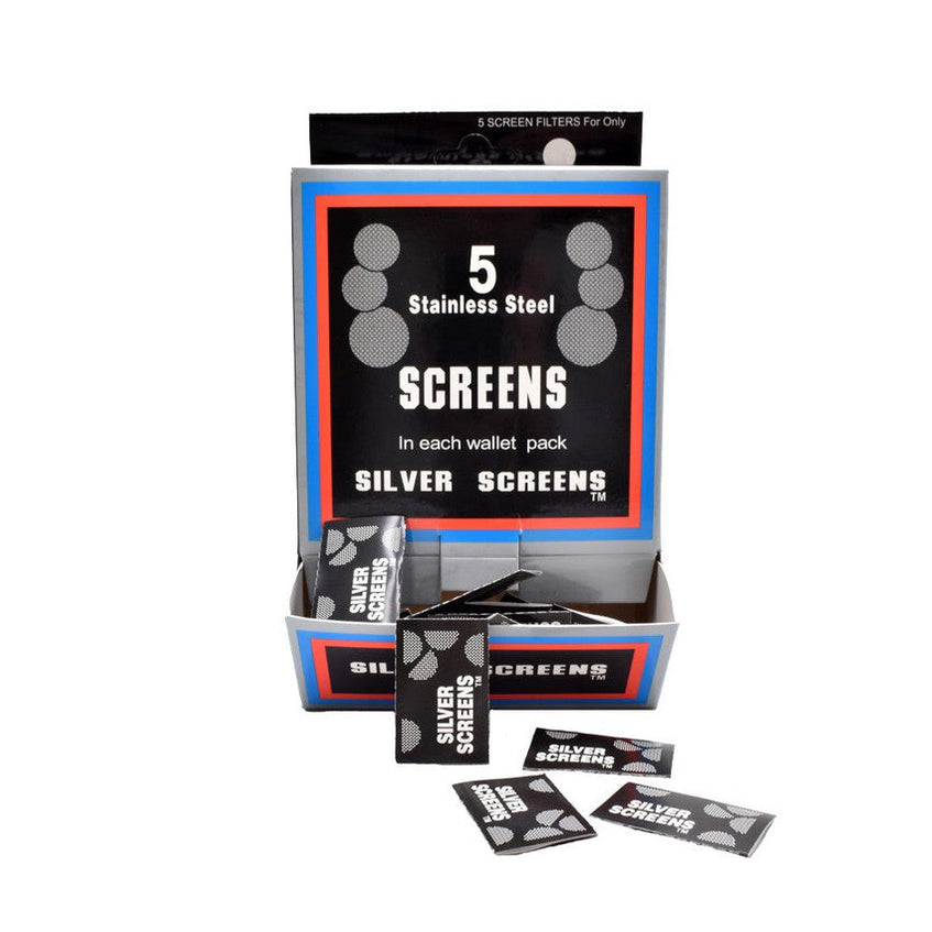 Silver Screen Filters 5 Screens Per Pack - (100 Packs Per Display) — MJ ...