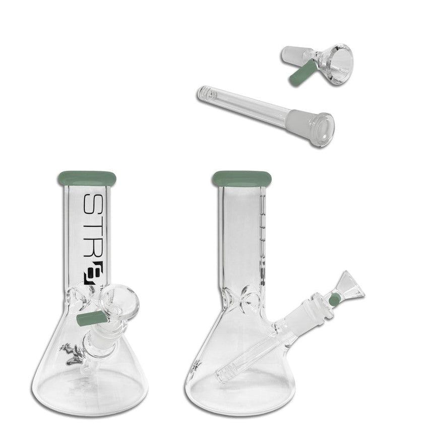STR8 8" Water Bubbler Beaker W/ Ice Catcher - Various Colors - (1 Coun ...
