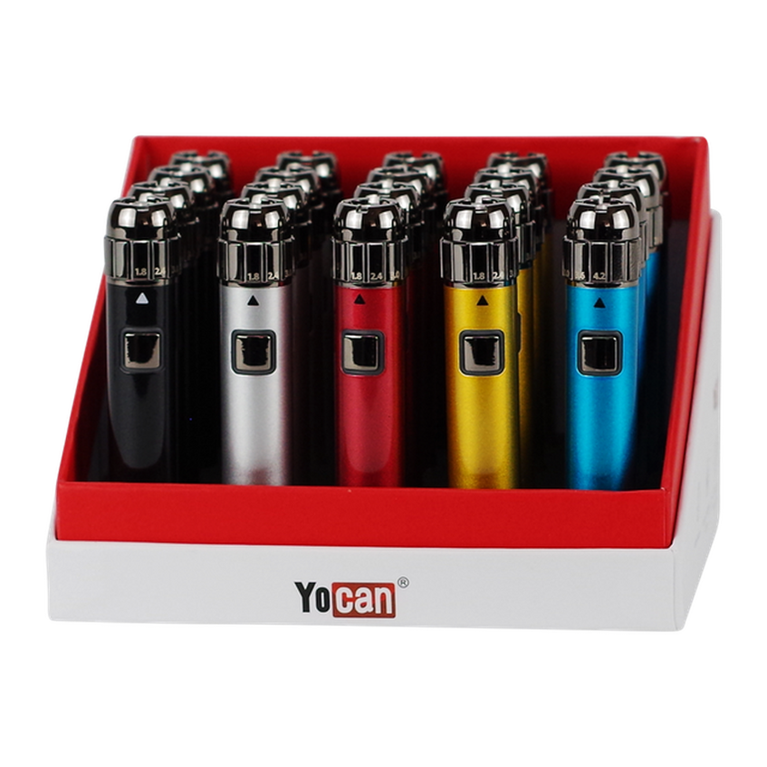 Yocan 510 Thread LUX Battery - (20 Count Display)- MJ Wholesale
