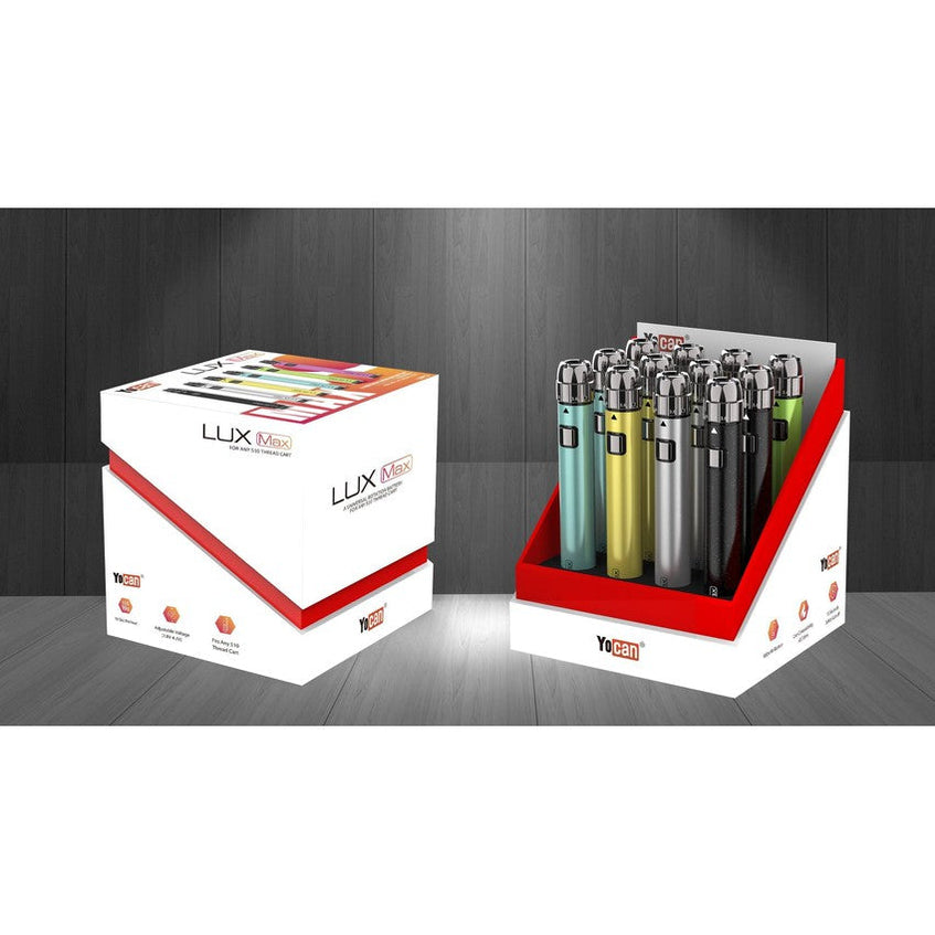Yocan 510 Thread LUX Max Battery - (12 Count Display)- MJ Wholesale T