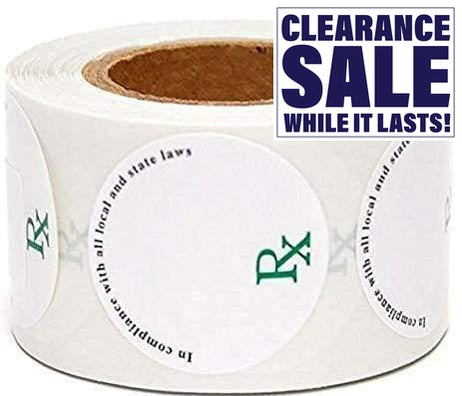 1'' Round Concentrate Label - (1000 Count) — MJ Wholesale