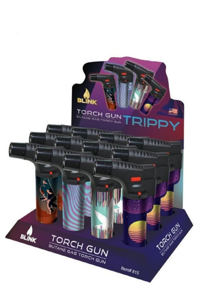 Blink Torch Display Trippy Design - 2 Count Display — MJ Wholesale