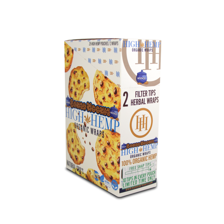 High Hemp Organic Wraps | Various Flavors - 25 Packs/Display — MJ Wholesale