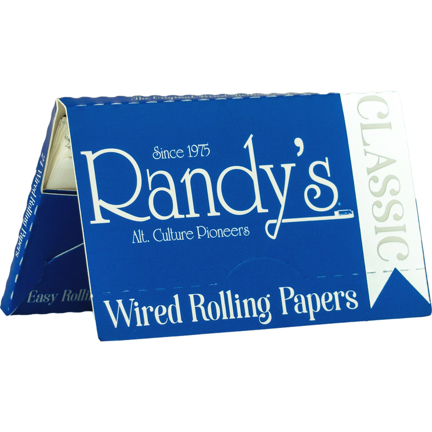 Randy's Classic Silver 77mm Rolling Paper - 24 Papers/Pack — MJ Wholesale
