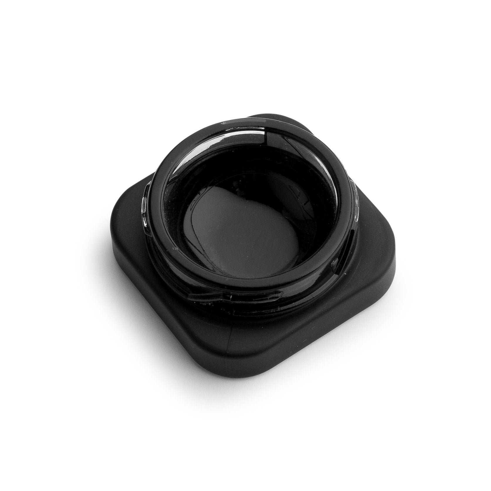 Qube 9mL Square Glass Concentrate Jar | Clear/Opaque -Sample — MJ Wholesale