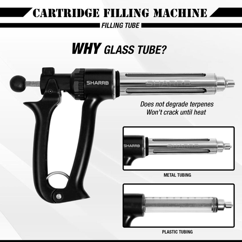 SHARRB V2 Titanium Tube CartFiller Semiautomatic Syringe Gun — MJ Wholesale